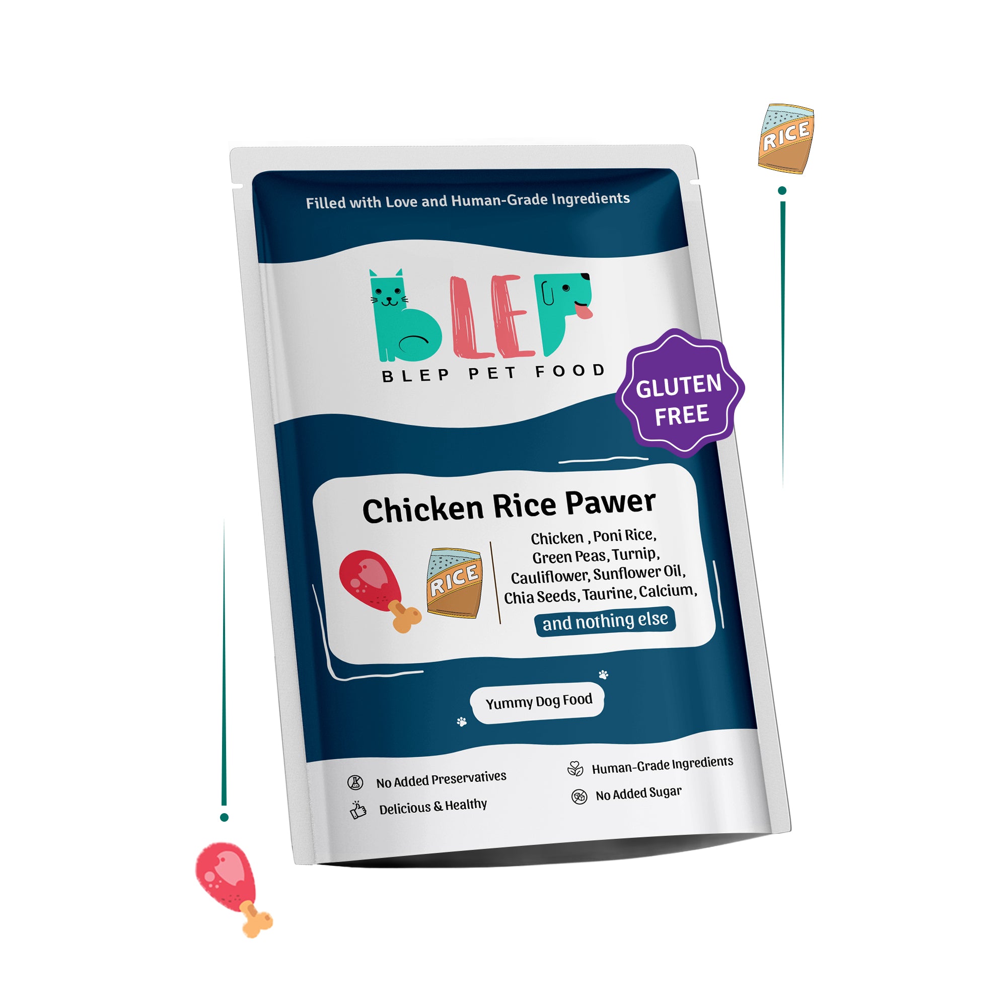 Monthly Pack of Chicken Rice Fresh Dog Food